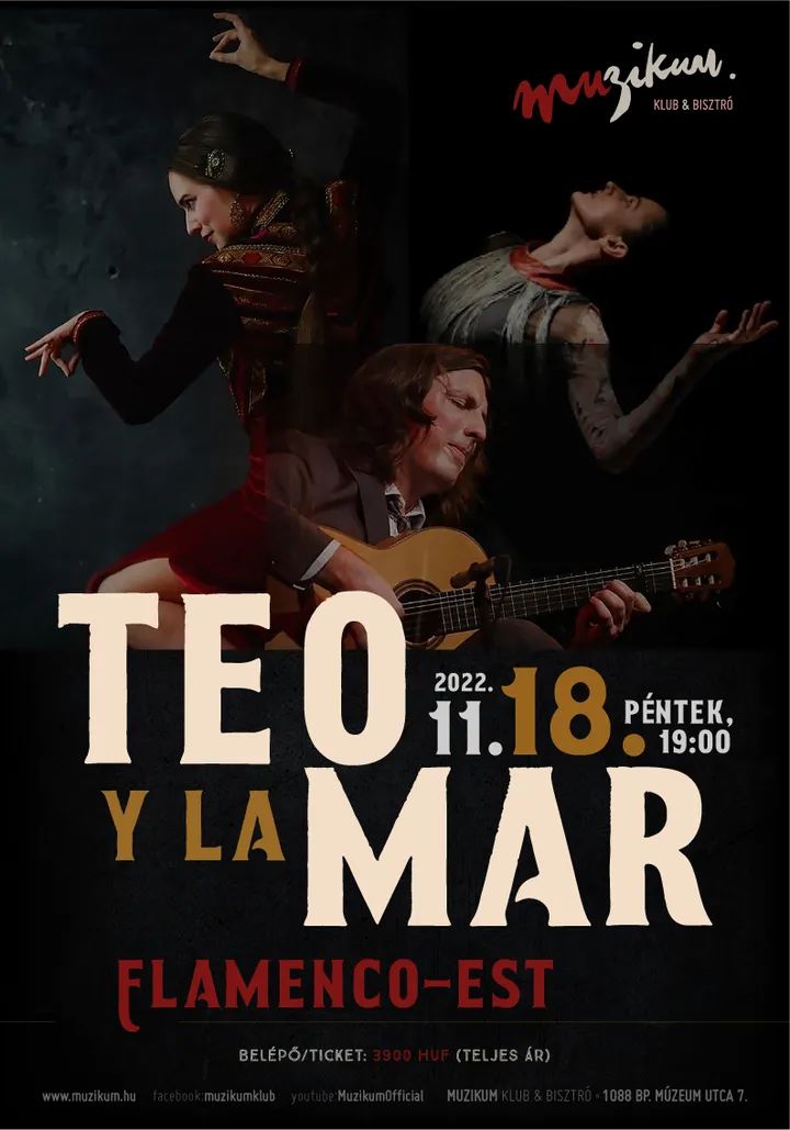 KultúrTapas - TEO y la MAR – Flamenco est a Muzikumban